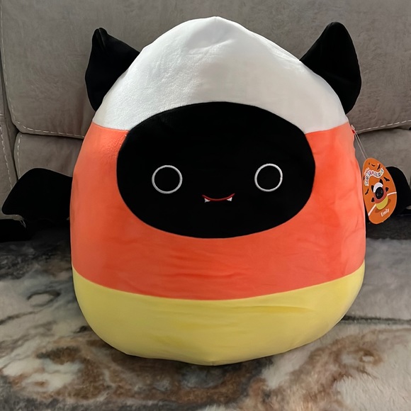Squishmallows | Toys | Htf Emily The Bat In Candy Corn 6 Nwt Htf White ...